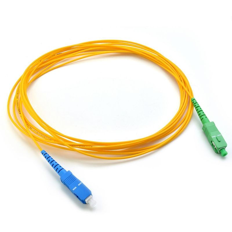 LSZH Jacket Fiber Optic Patch Cord SC/UPC-SC/APC Simplex 2mm Single Mode Fiber Jumpers (ЛСЖХ ...
